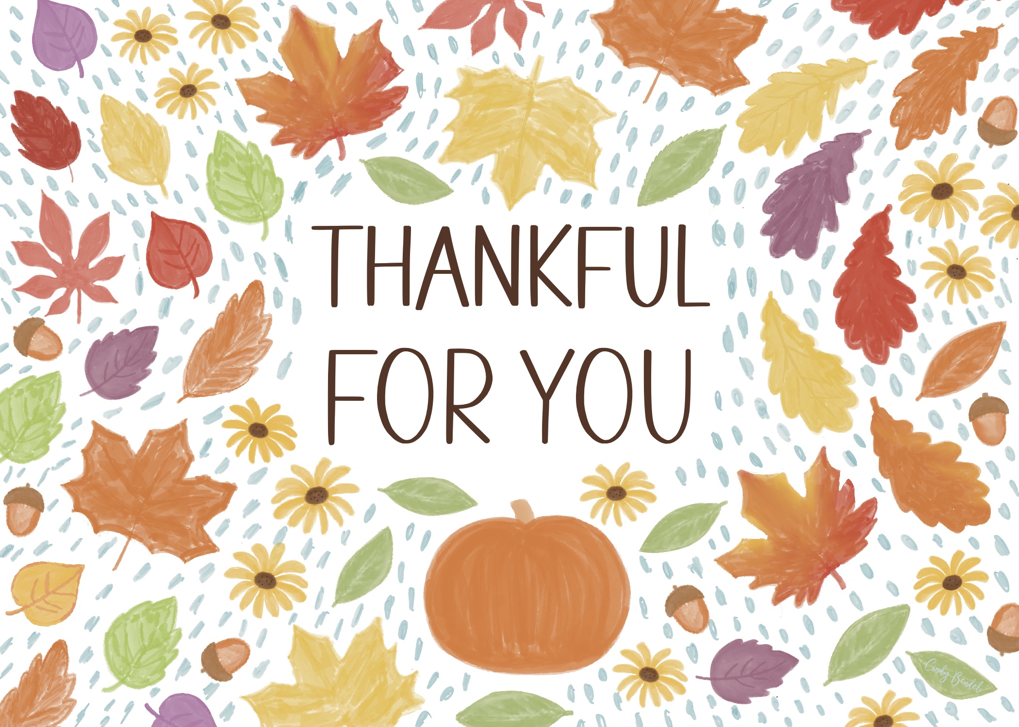 Fall Autumn Thank You