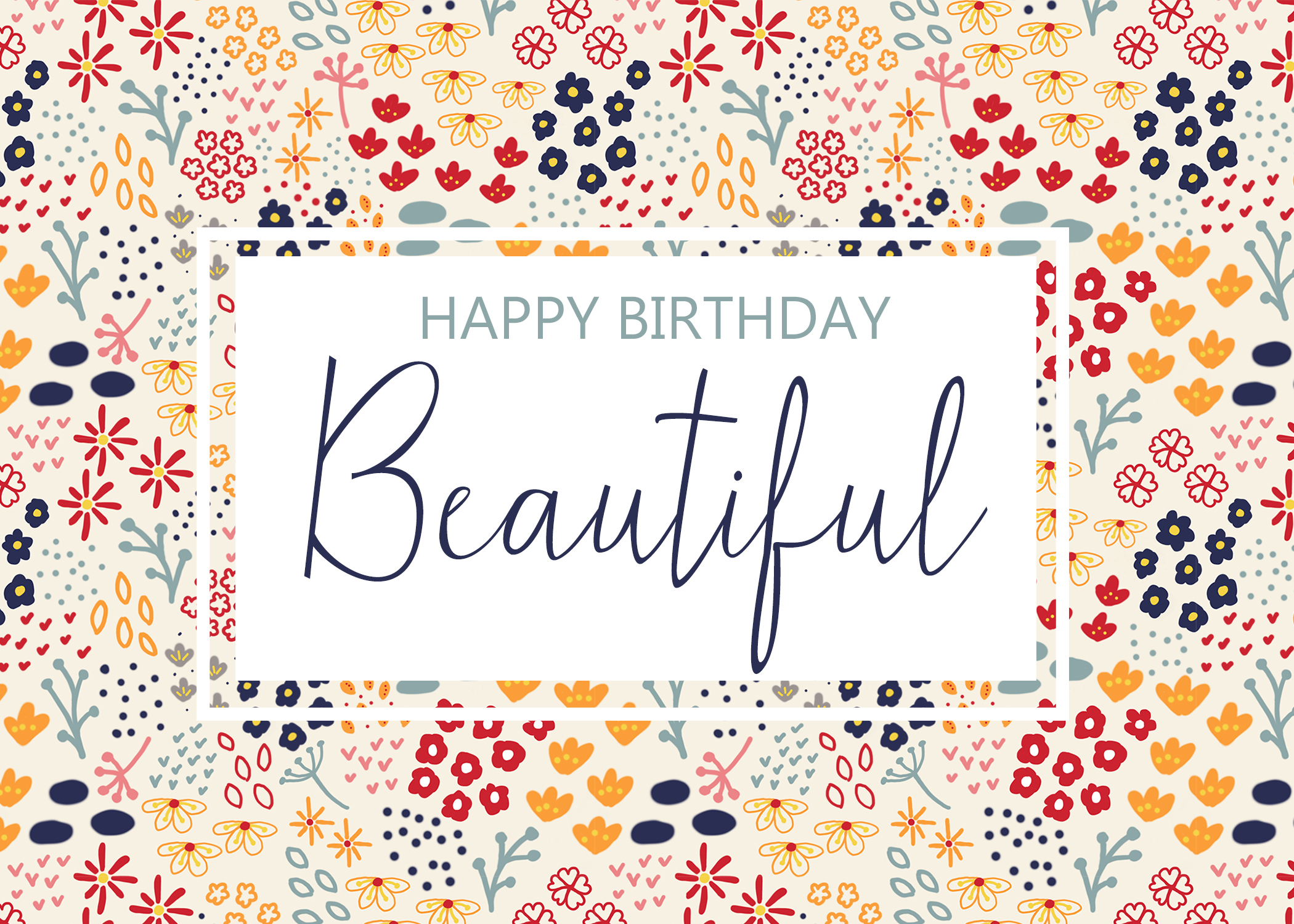 Happy Birthday Beautiful